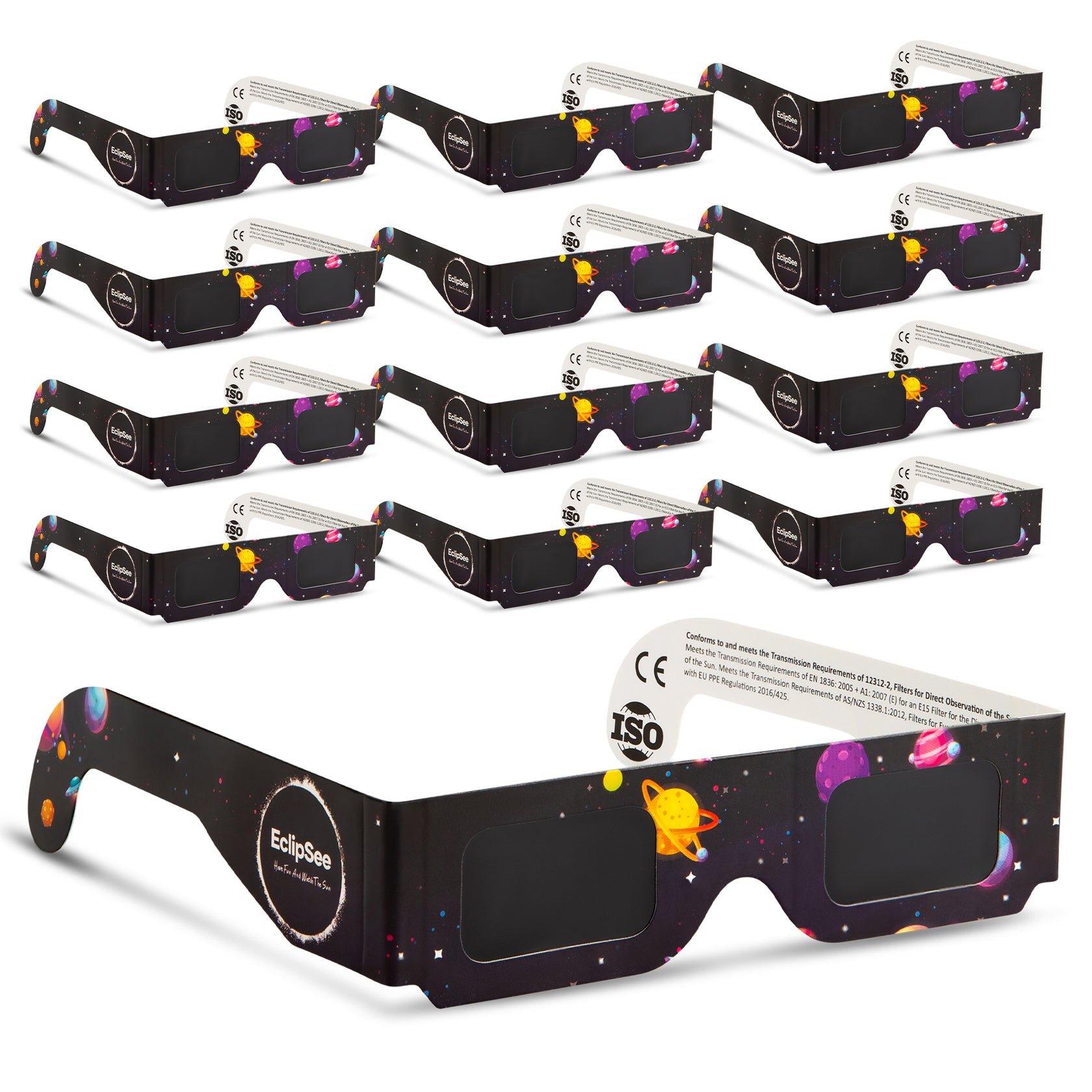 EclipSee Solar Eclipse Glasses Approved Paper Solar Eclipse Sunglasses ...